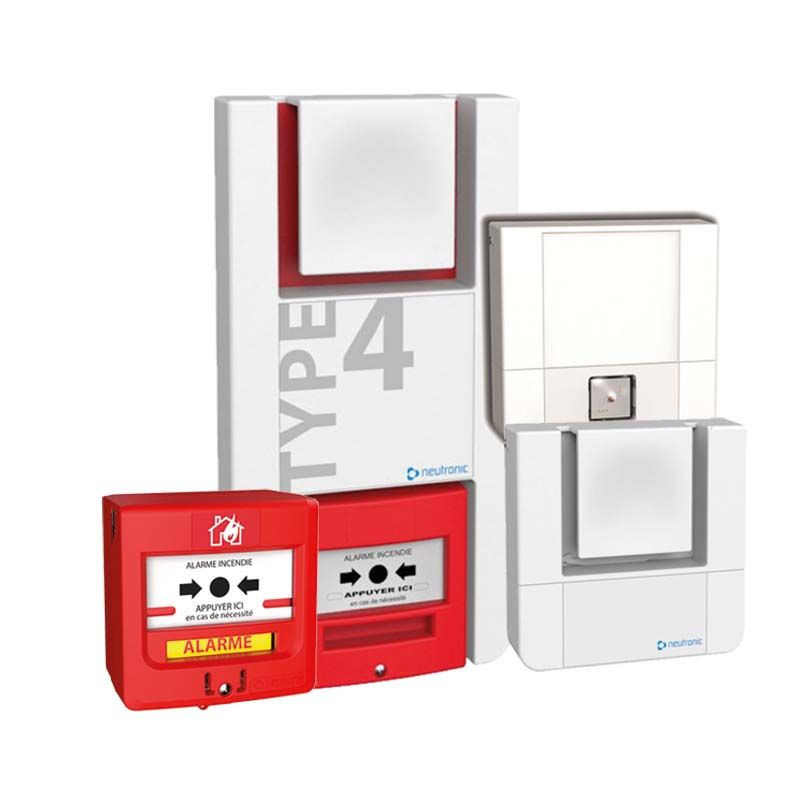 TT4PACK2-RF3 - Centrale alarme incendie Radio Piles | NEUTRONIC