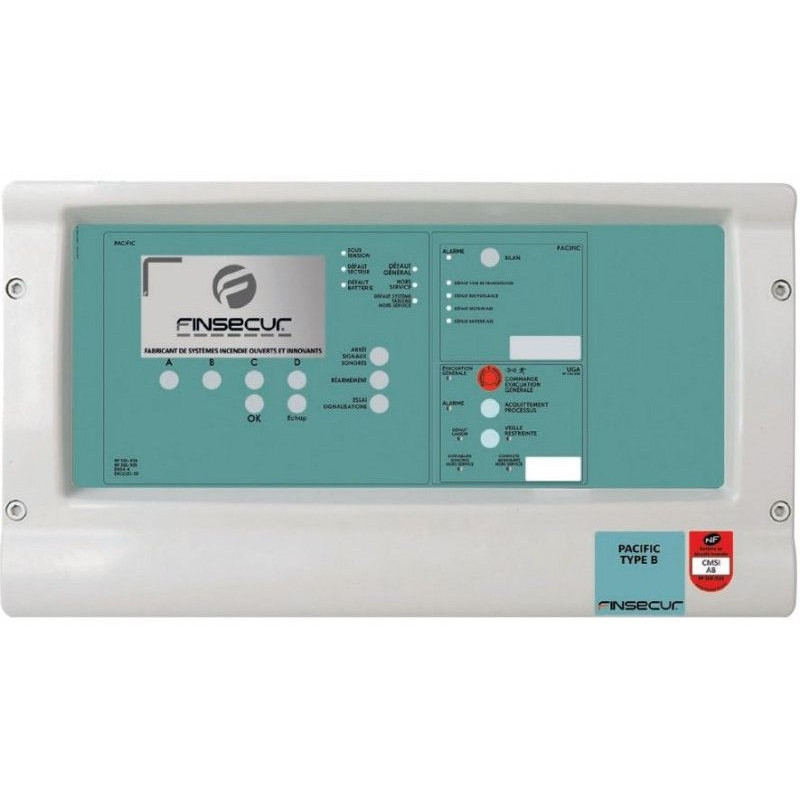 PACIFIC TYPE B - Centrale incendie FINSECUR