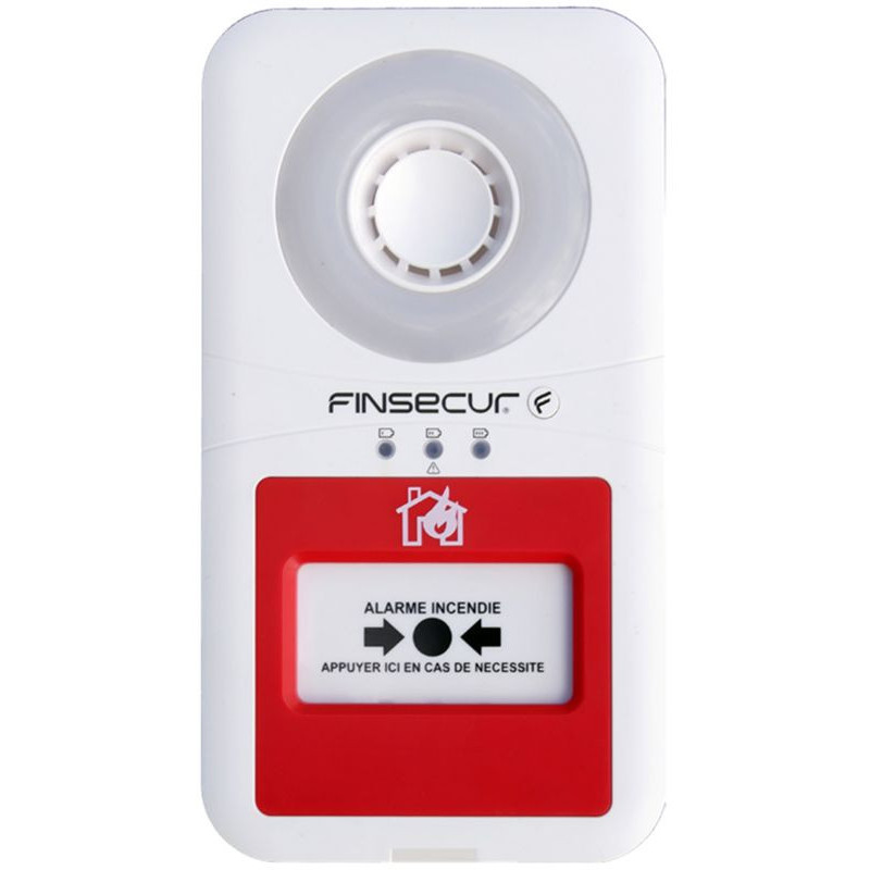 ECHO ET4 - Centrale alarme incendie Conventionnel Piles | FINSECUR